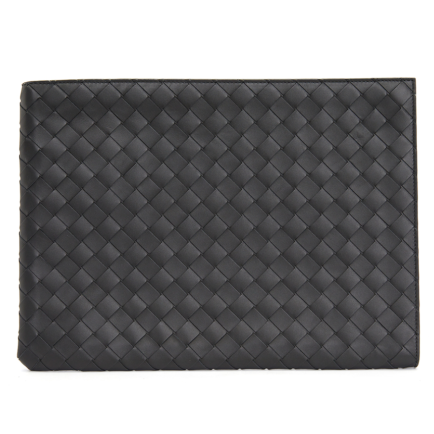 BOTTEGA VENETA(보테가베네타) [보테가베네타] 블랙 인트레치아토 607479 VCPQ3 8803 남자 클러치/파우치 ...