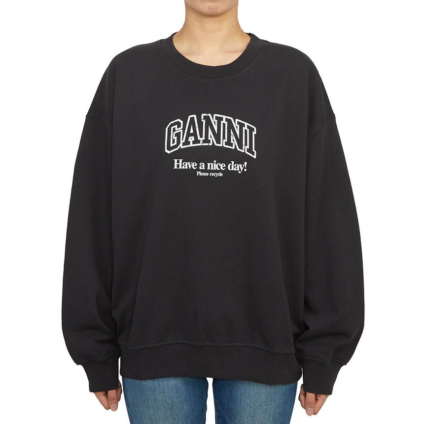 GANNI(가니) [GANNI] 가니 맨투맨 T4014 252 | S.I.VILLAGE (에스아이빌리지)