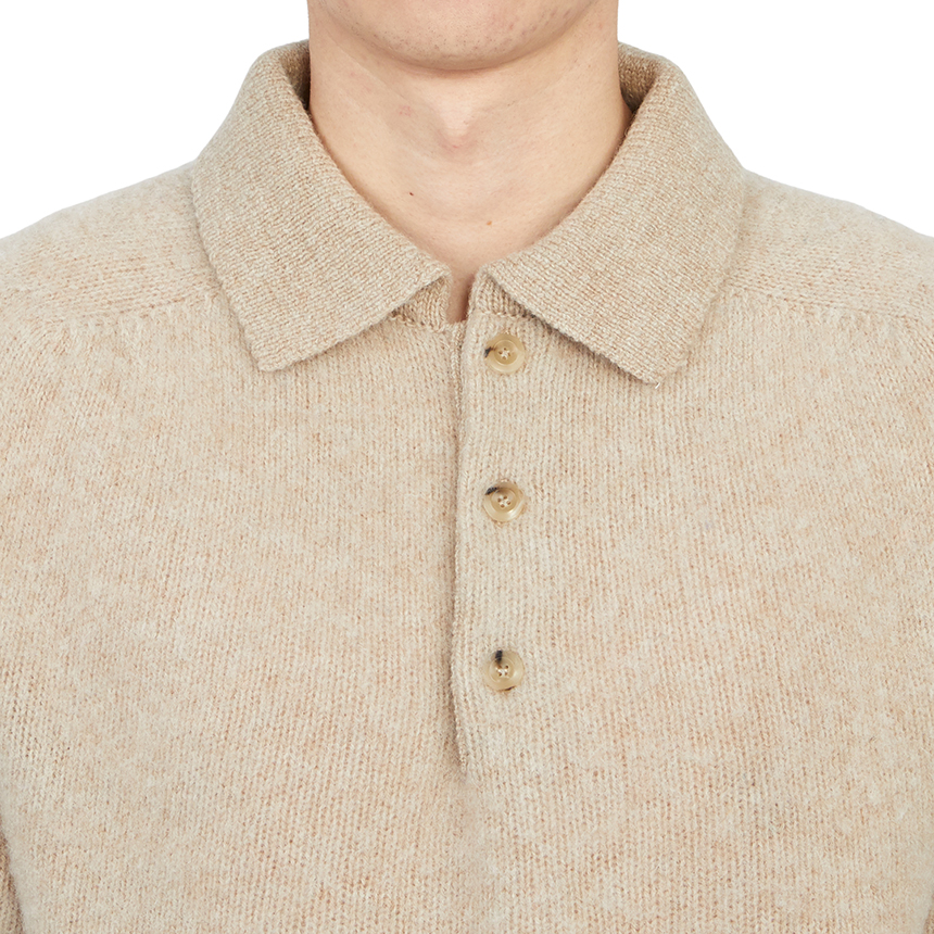 HOWLIN(하울린) [하울린] 고스트 프레셔 GHOST PRESSURE BISCUIT 남자 울 카라 니트 | S.I ...